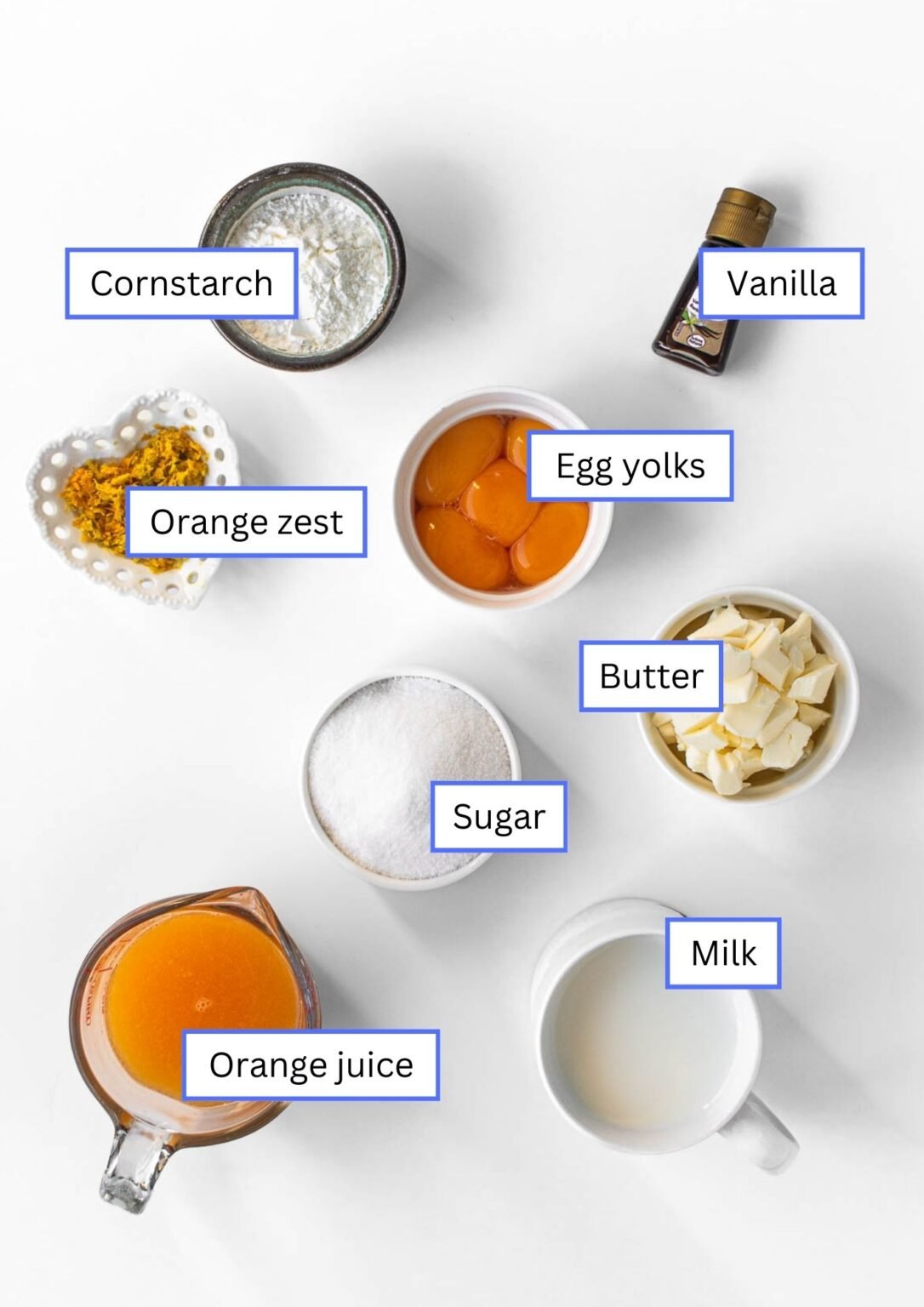 Orange Pastry Cream - Wheel of Baking
