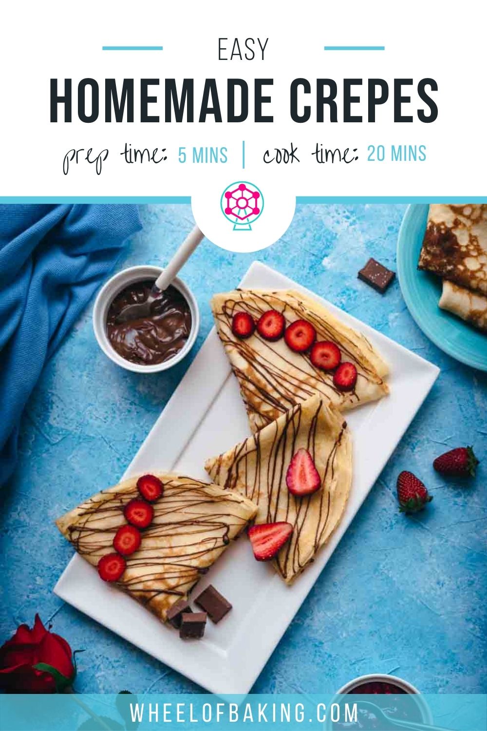 How to make Crepes from Scratch - Wheel of Baking