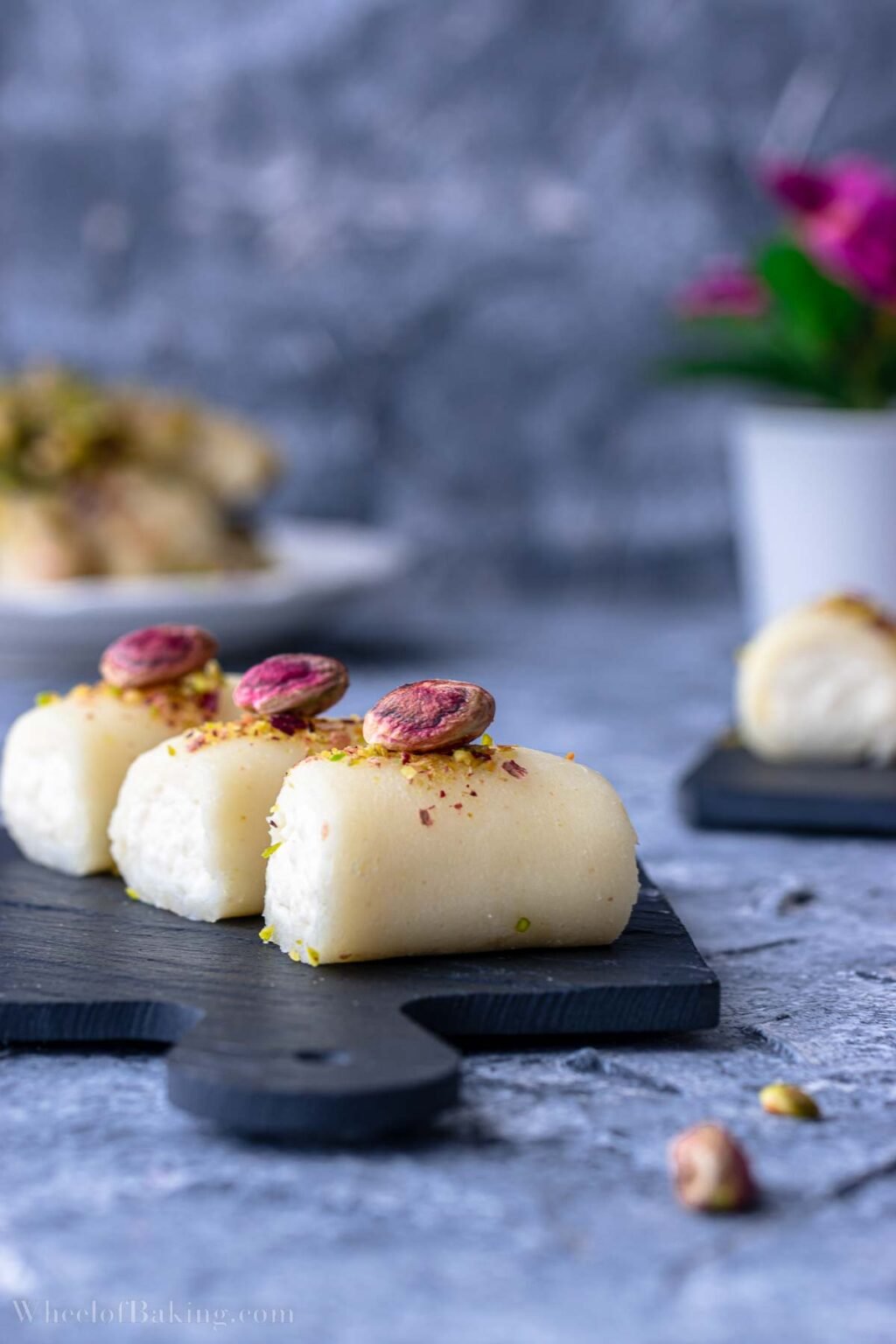 Halawet El Jibn (Sweet Cheese Rolls with Ashta) - Wheel of Baking