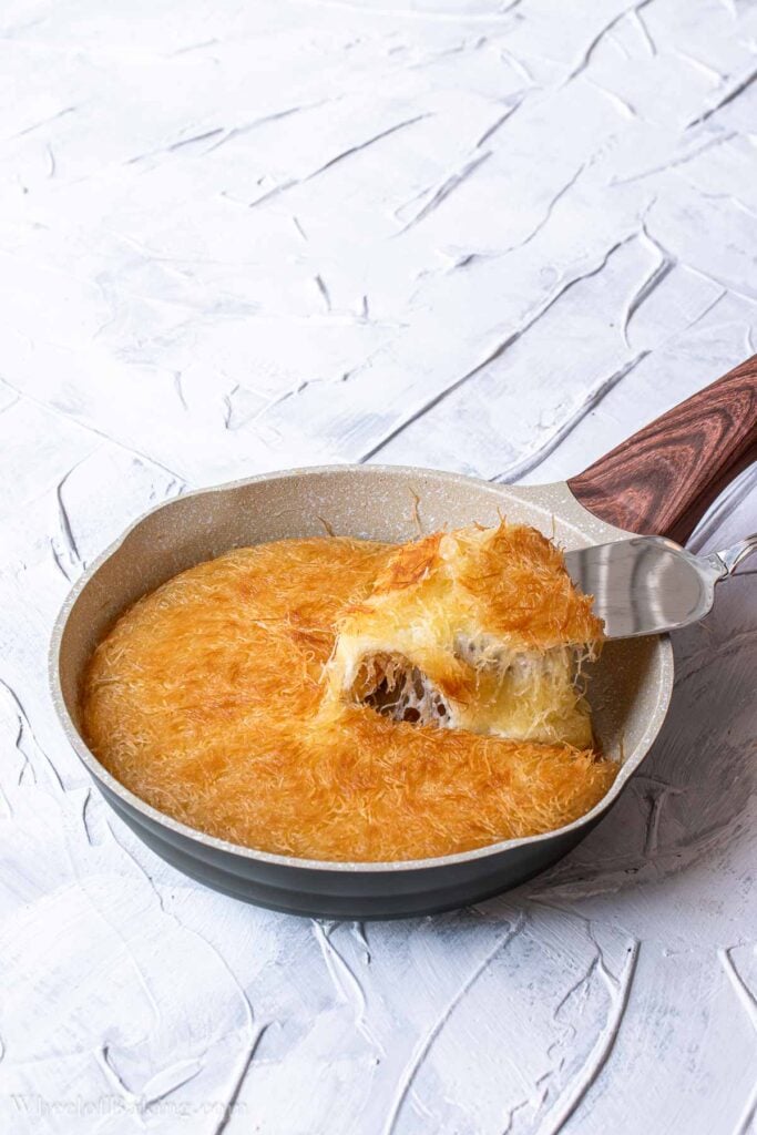 Kunefe Cheese Dessert (Turkish style) - Wheel of Baking