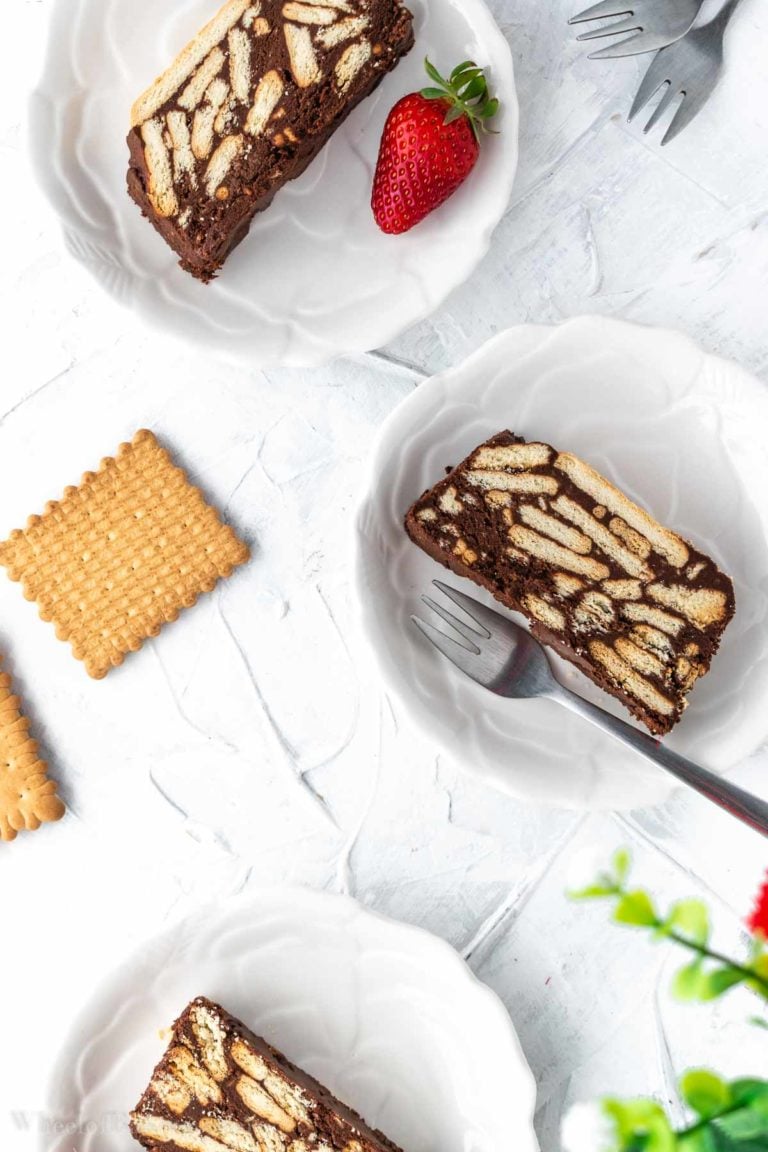 How to make Lazy Cake (Chocolate Mosaic Cake) - Wheel of Baking