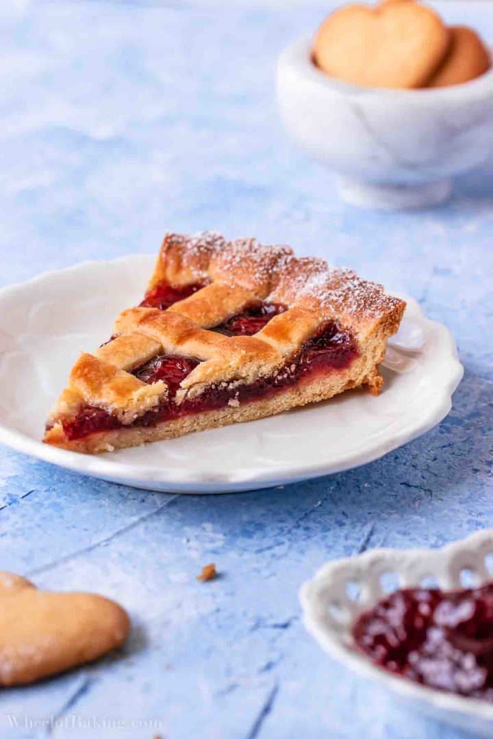 Greek Pasta Flora (Jam Tart) - Wheel of Baking